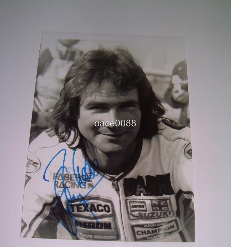 MOTOR RACING LEGEND BARRY SHEENE SIGNED (PRINTED) WORLD CHAMPION ...