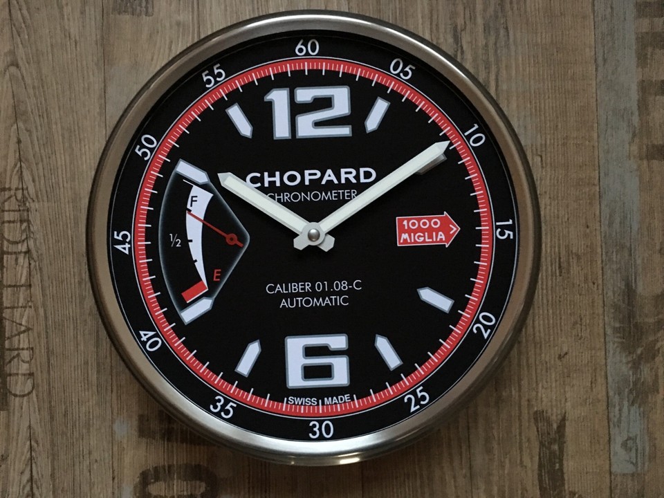 CHOPARD MILLE MIGLIA DEALER WALL CLOCK NEW WITH BARCODE | eBay