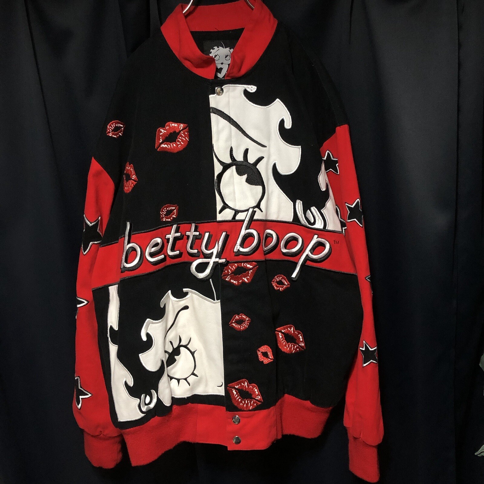 Rare Vintage Betty Boop RR Designs Racing Jacket - Gem
