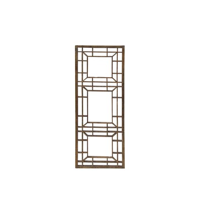 Vintage Restored Oriental Zen Geometric Wood Wall Panel ws3774 | eBay