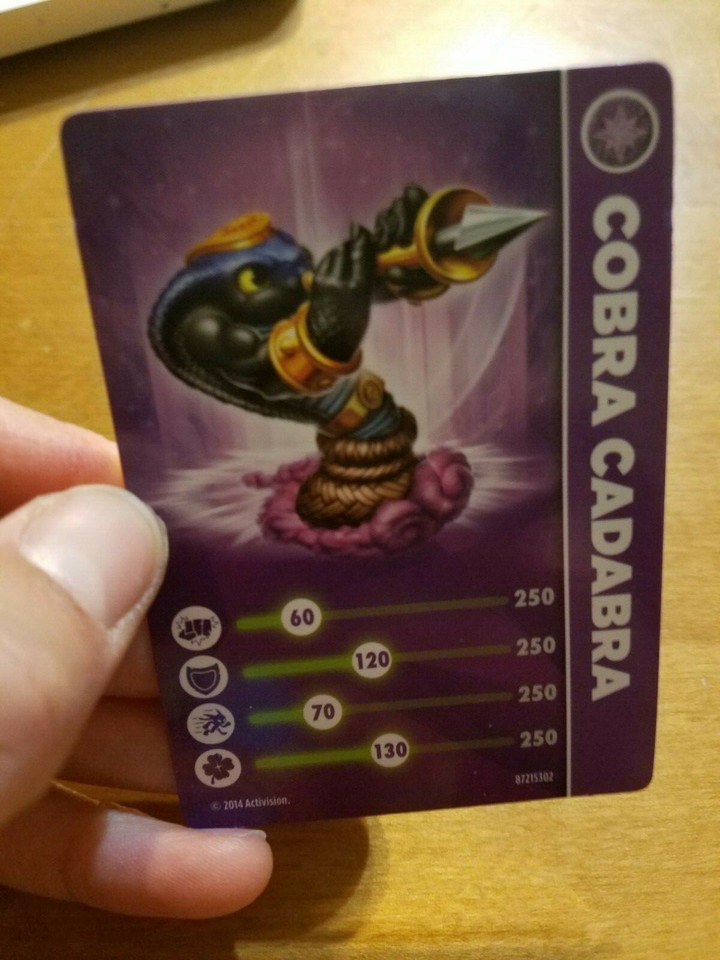 Skylanders Trap Team Giants Spyro's Adventure Swap Force Trading Cards ...
