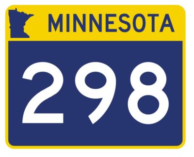Minnesota State Highway 298 Sticker Decal R5032 Highway Route sign | eBay