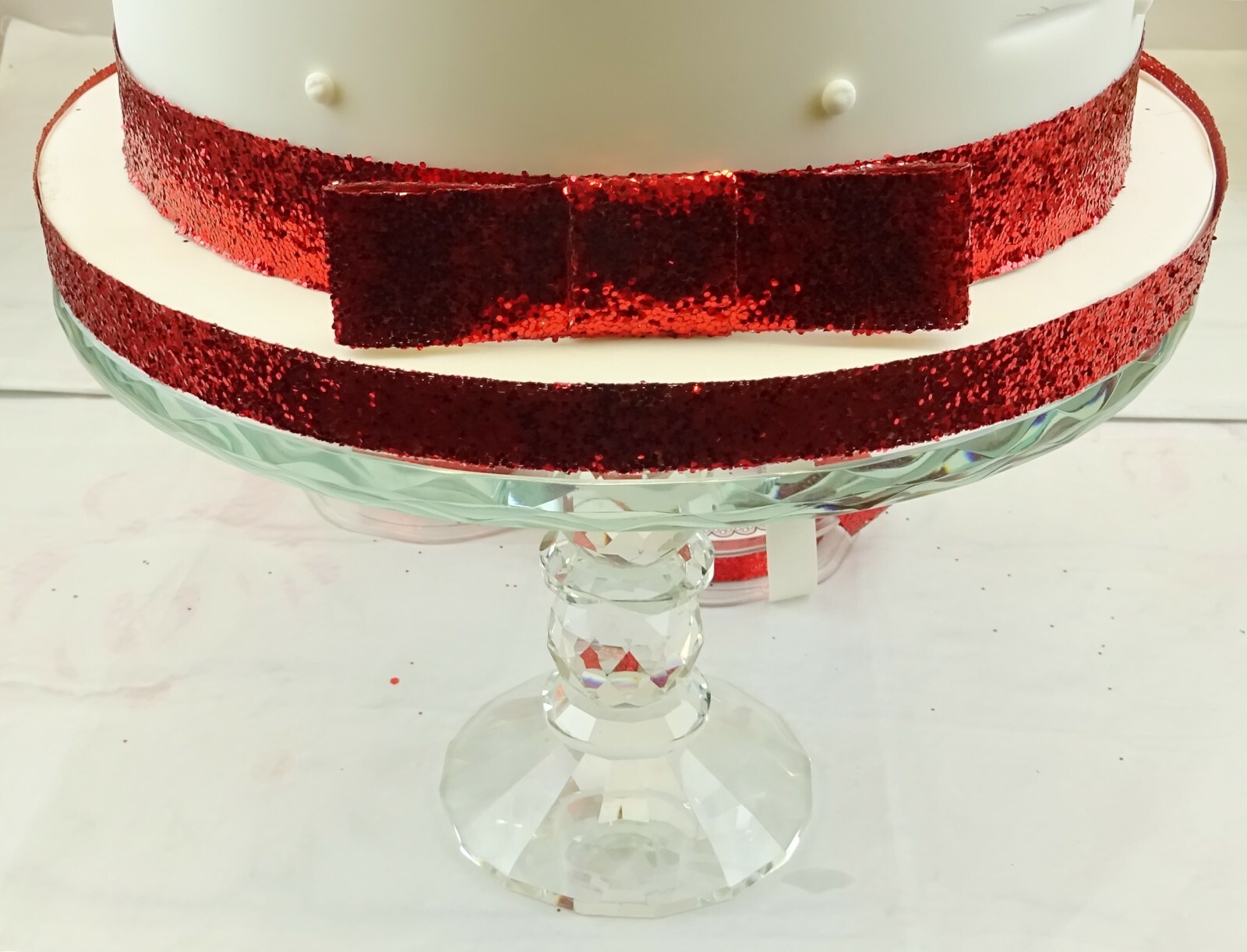 Christmas Cake Ribbon Frill Topper Celebration Ribbon 1 Metre ...