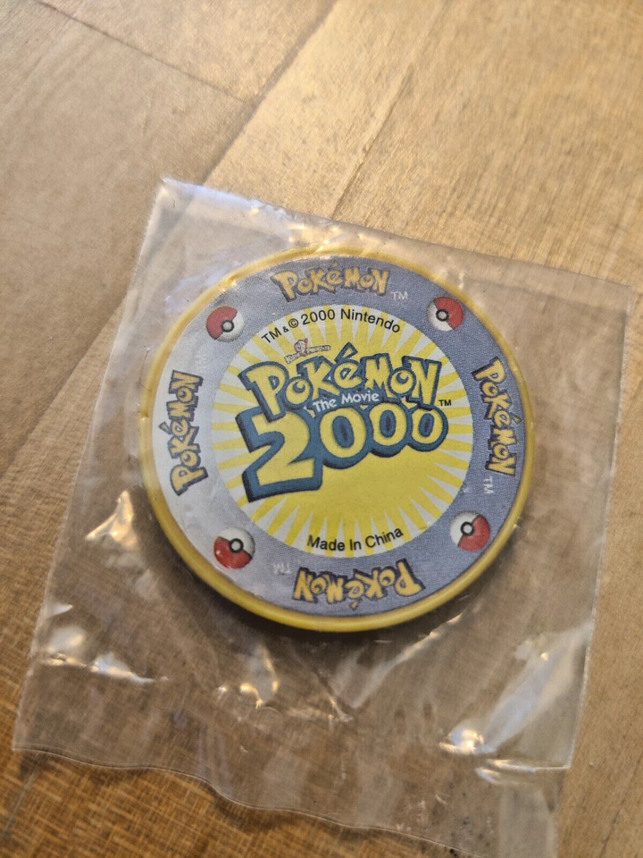 Pokemon The Movie 2000 Lugia Collectable Plastic Coin Sealed Rare ...