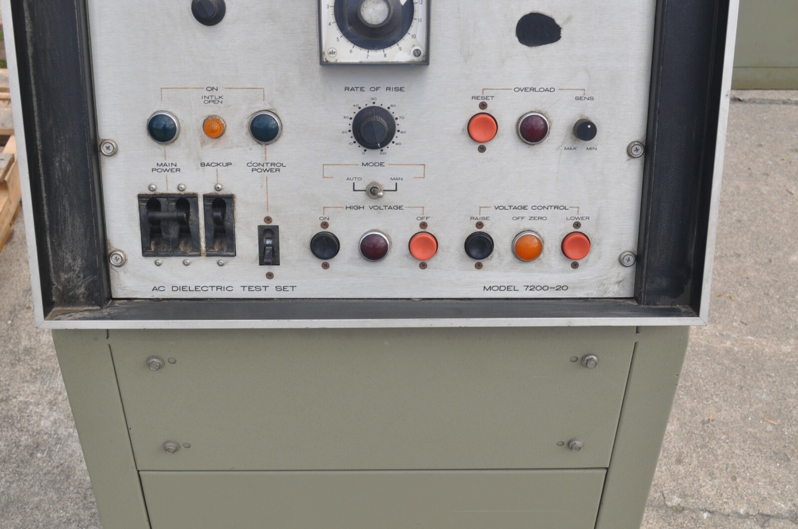 HIPOTRONICS MODEL 7200-2- AC DIELECTRIC TEST SET HIPOT PARTS ONLY | eBay