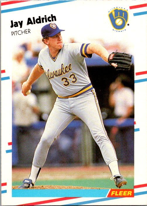 1988 Fleer #155 Jay Aldrich | eBay