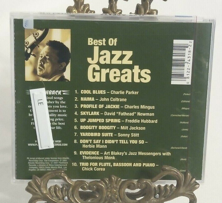 Best of Jazz Greats [NEW CD] Art Blakey/Charles Mingus/Thelonious Monk ...
