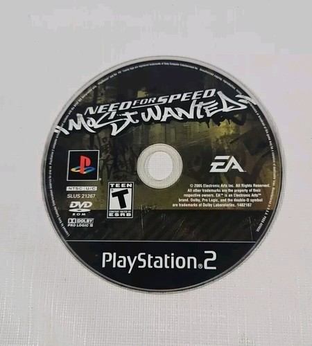 Need for Speed: Most Wanted (PlayStation 2, 2005) PS2 *DISC ONLY ...
