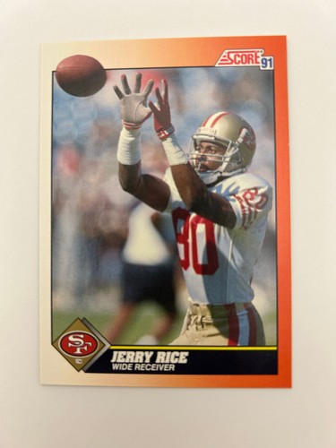 1991 Score Jerry Rice card #380 San Francisco 49ers Niners | eBay