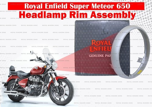 Aluminum Headlamp Outer Rim Assy. For "Royal Enfield Super Meteor 650 ...