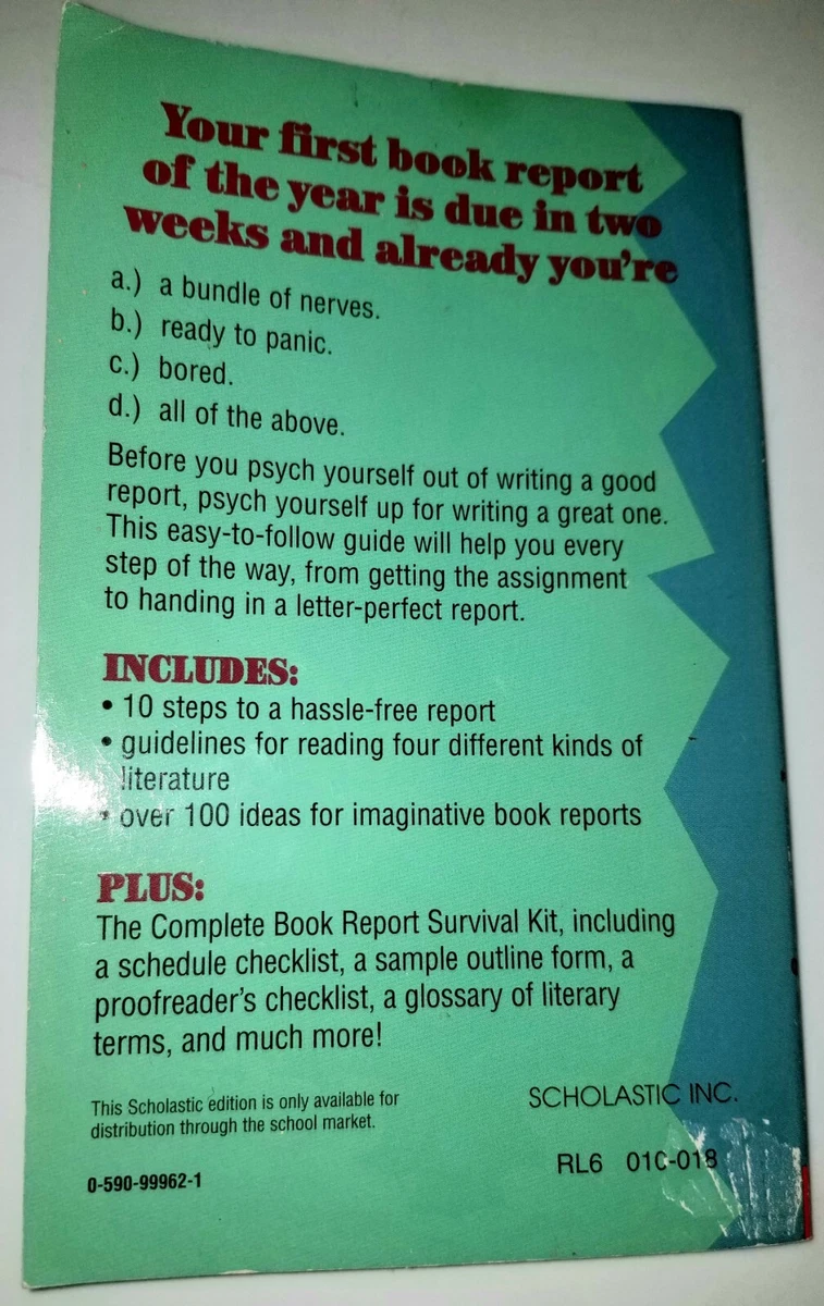 Scholastic Book Report Forms