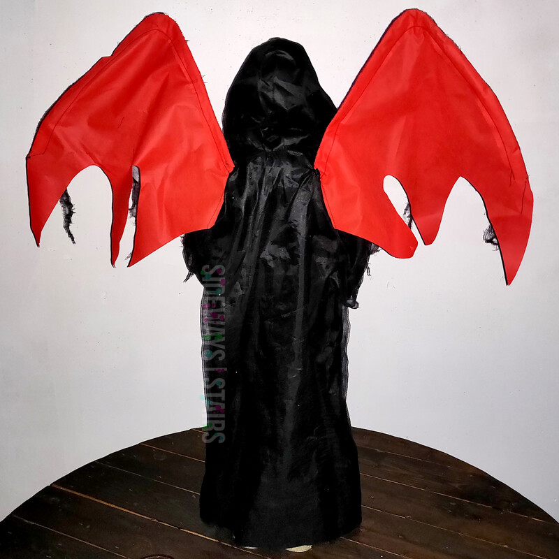 40" ANIMATED GRIM REAPER GREETER talking death angel Halloween horror ...