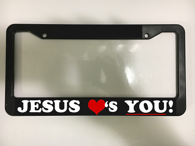 Jesus Loves You ️ America Church God Holy Bible Repent Car License ...