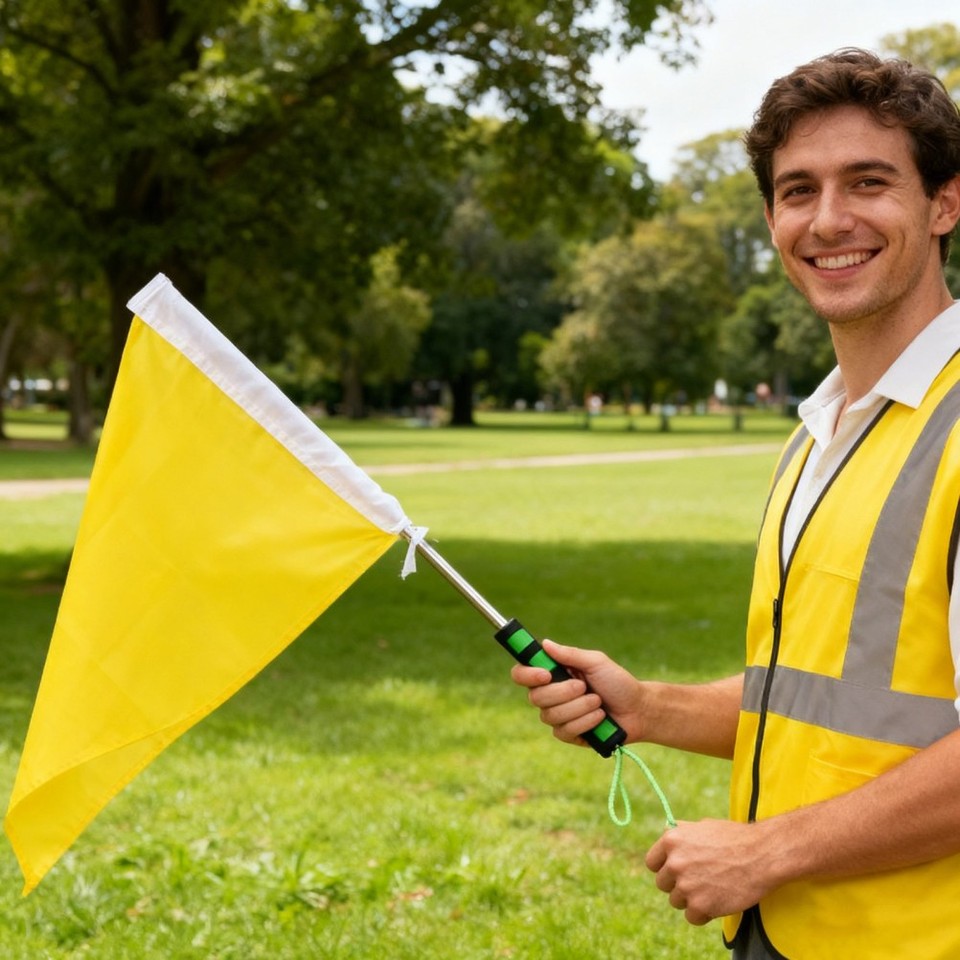 1 Set Handheld Flag Pole For Tour Groups Kids School Outing Hiking ...