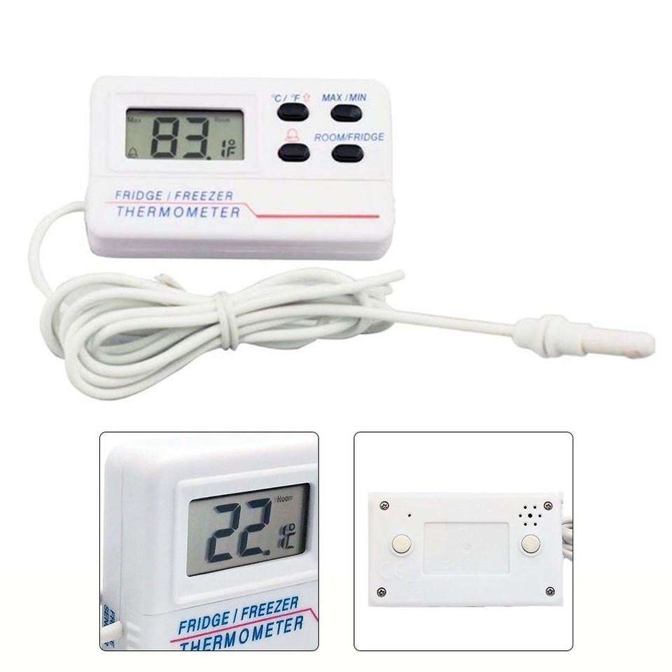 Compact Magnetic Alarm for Refrigerators Precise Temperature Monitoring ...