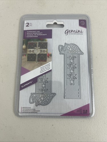 Gemini Elements Festive Bauble Wrap Around Dies Gate Card A2 Belly Band ...