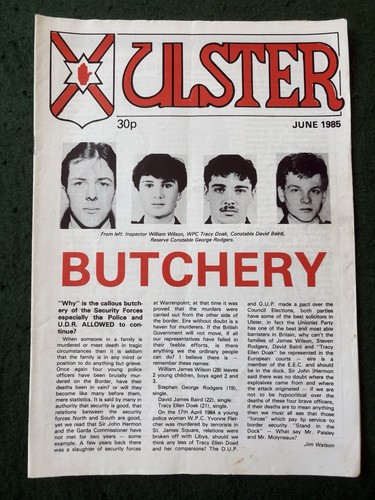 1985 “ Ulster “ UDA Ulster Defence Association Magazine. | eBay UK