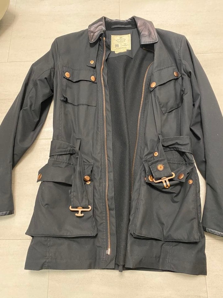 PRIVATE VC WHITE Military Jacket Black Nylon M | eBay