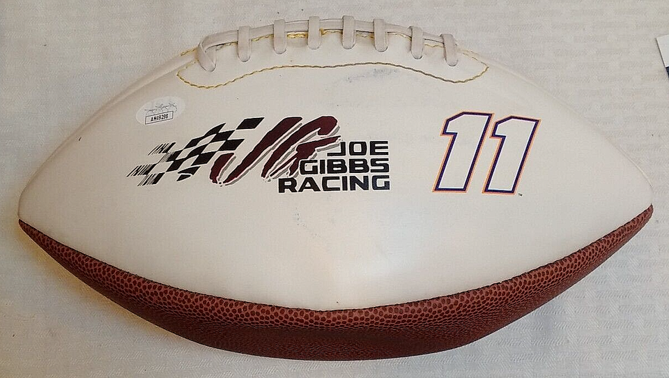 1/1 JOE GIBBS JASON LEFFLER Autographed Dual Signed FedEx NASCAR ...