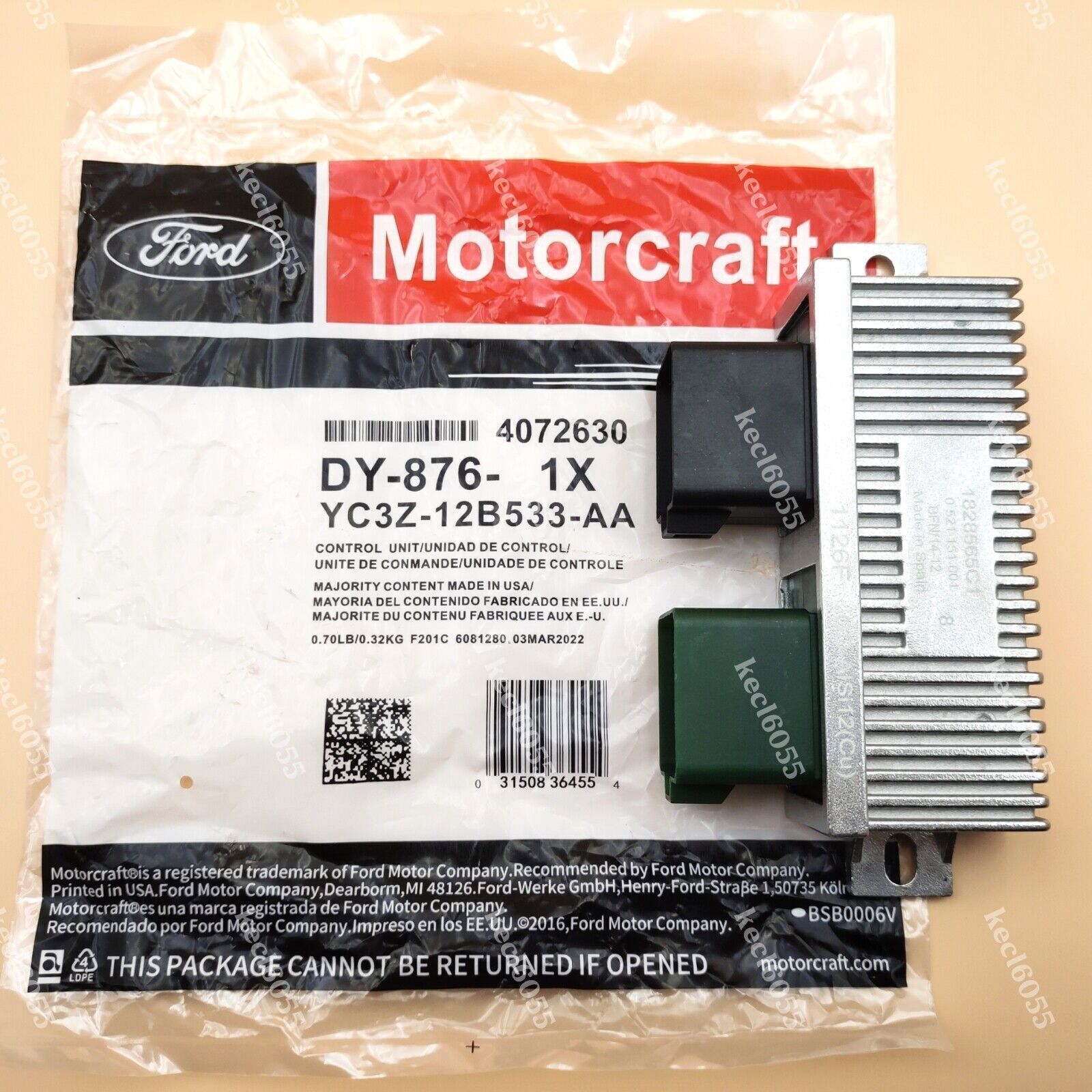 OEM Motorcraft DY876 Diesel Glow Plug Control Module Switch For Ford 6. ...
