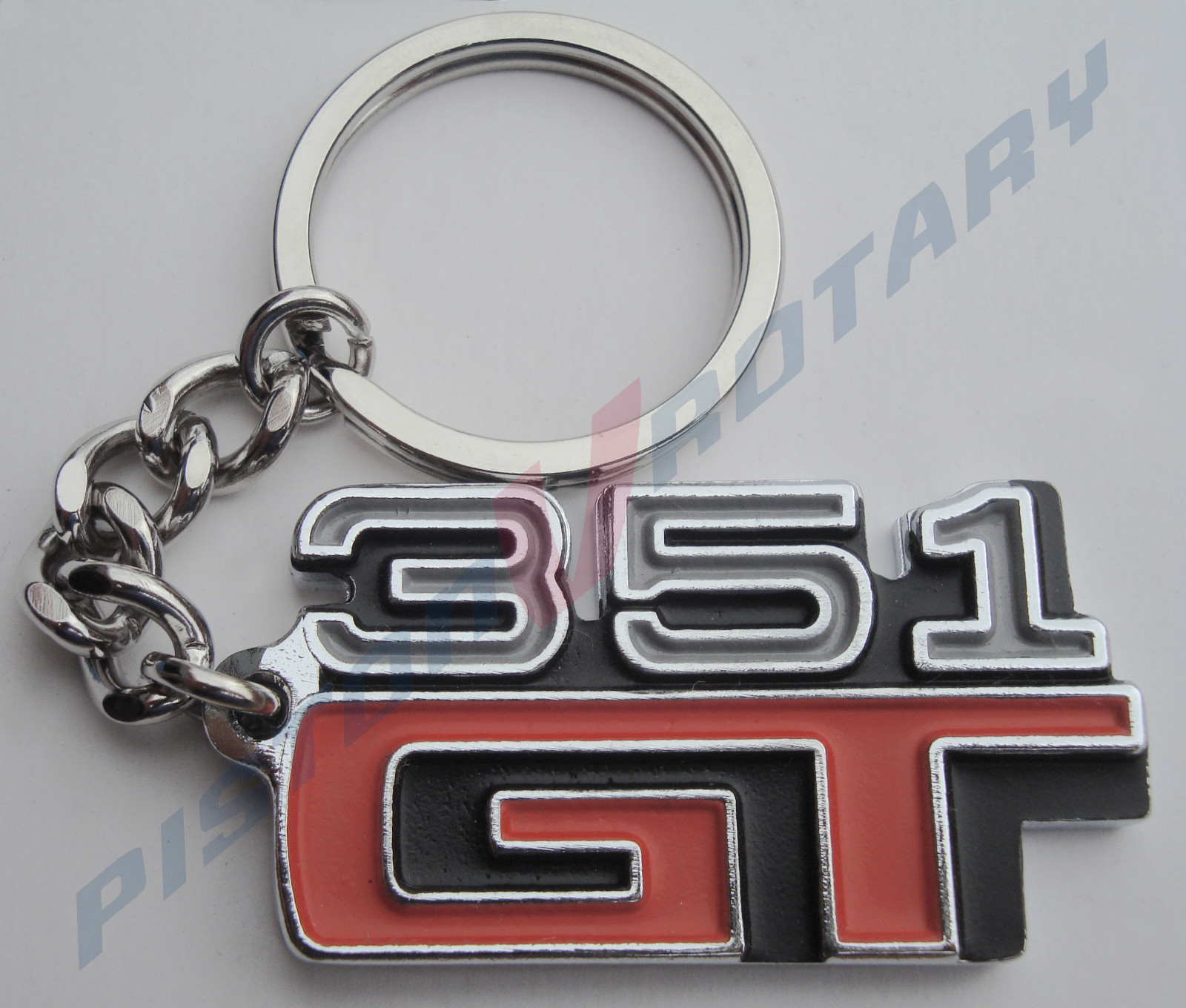 351 GT KEYRING KEY CHAIN like badge, Chrome for FORD FALCON XY XW XA XB ...
