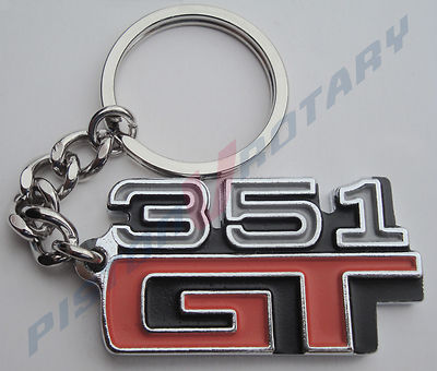 351 GT KEYRING KEY CHAIN like badge, Chrome for FORD FALCON XY XW XA XB ...
