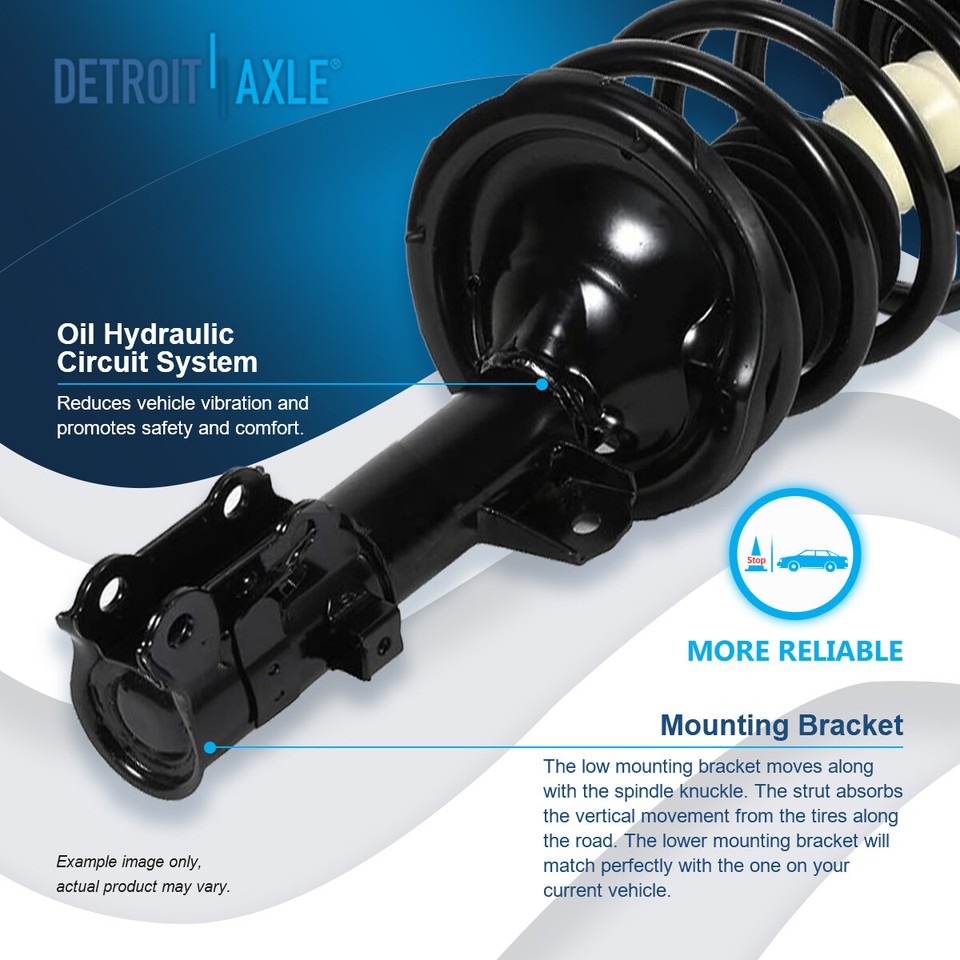 FWD Front Struts Rear Shocks Absorbers for 2006 - 2011 Hyundai Accent ...