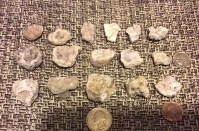 Lake Michigan Geode Crystals Beach Rocks Fossils Crafts Art Home Decor ...