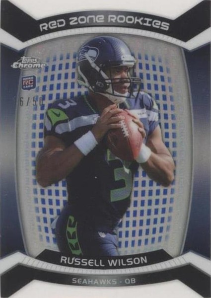 2012 Topps Chrome - Red Zone Rookies Die-Cut Blue Refractor #RZDC-14 ...