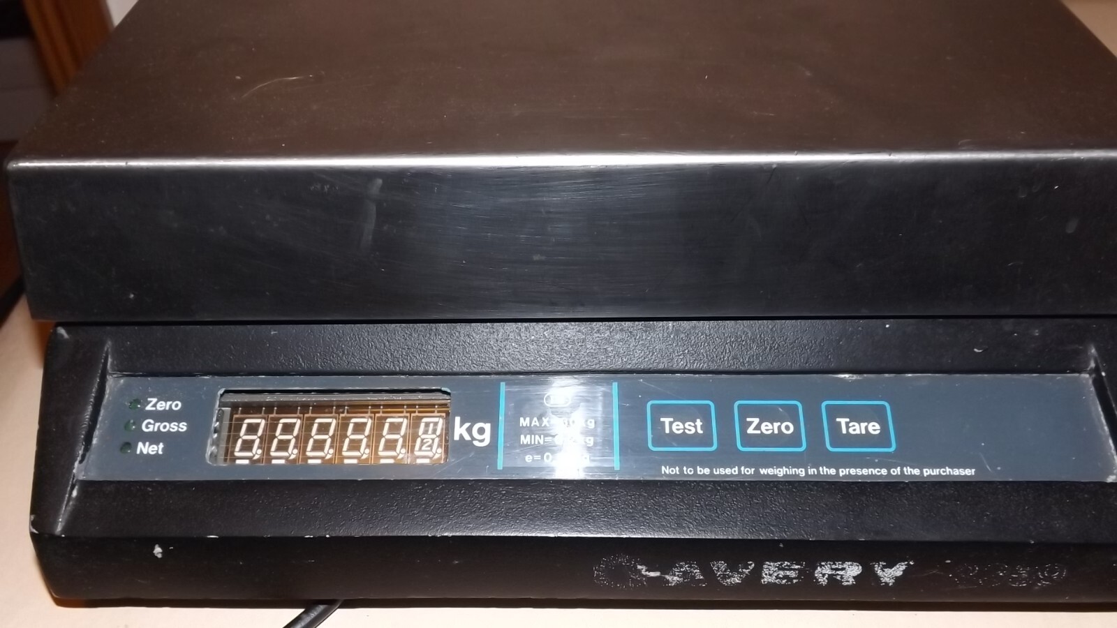 Avery Berkel commercial scales 3359 platform scales max 30kg min 0.2kg ...