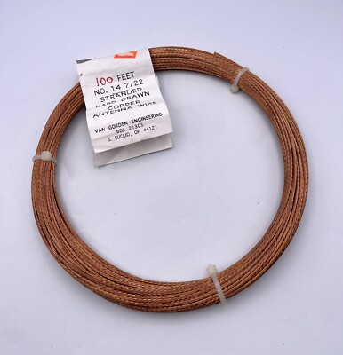 Van Gorden Engineering G5RV-M 100 Feet Hard Drawn Copper Ham Wire ...