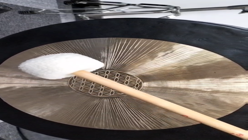 50cm Handmade Copper Gong Yoga meditation Sound healing Chao gongs with ...