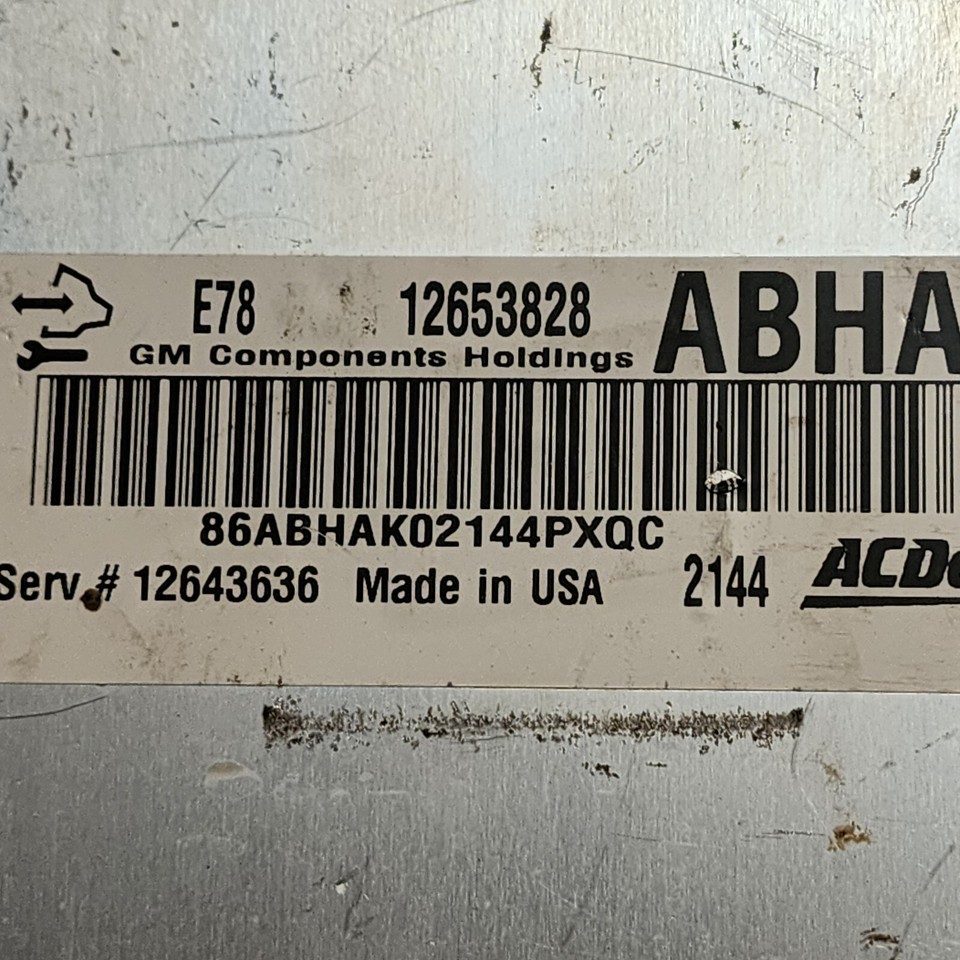 11-16 Chevy Cruze Sonic Engine Control Module ECU ECM PCM 12643636 ...