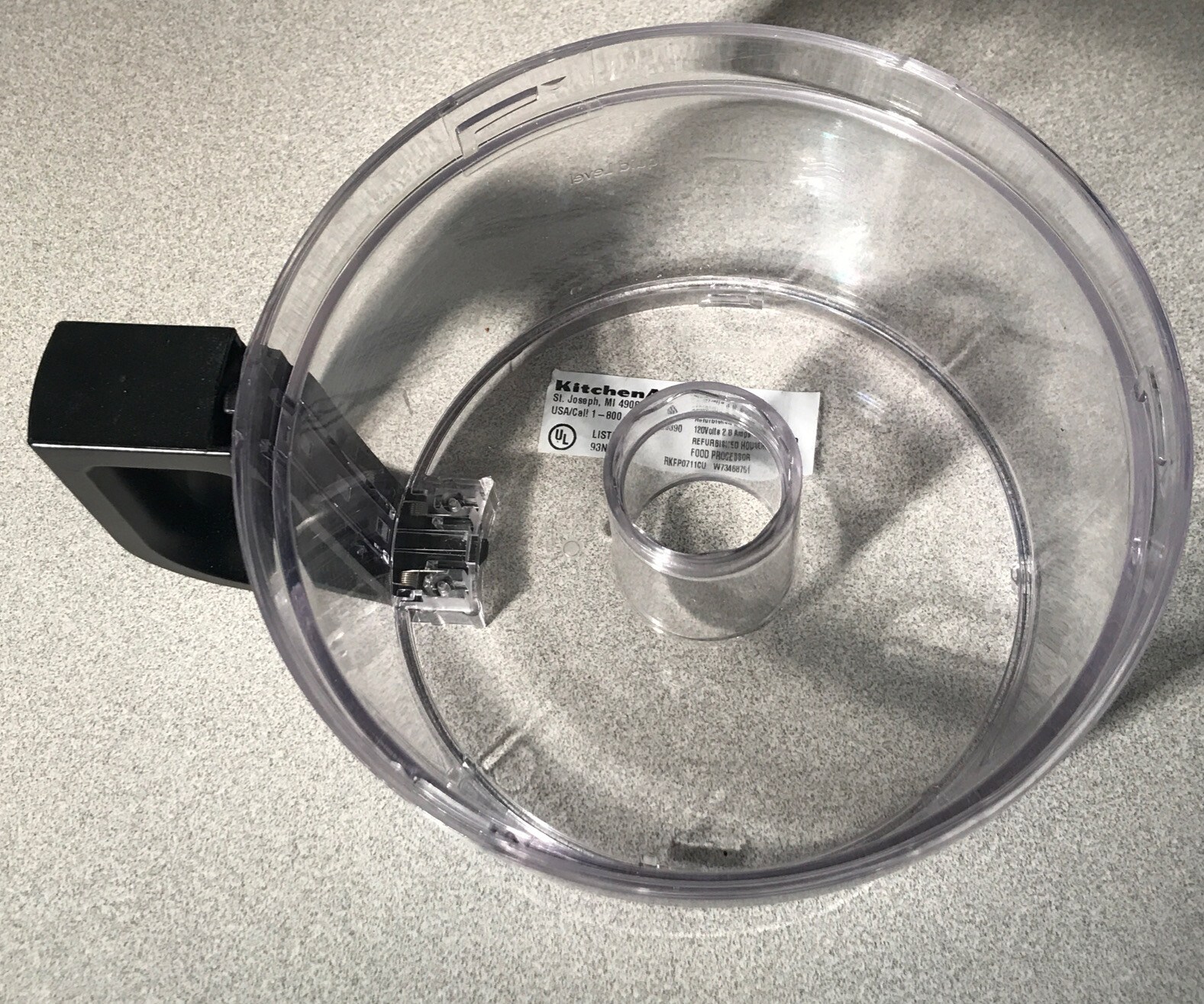 KITCHENAID FOOD PROCESSOR MODEL KFP0711CU0 WORK BOWL ONLY Replacement ...