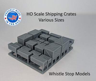 HO Scale Crates Set of 30 HO1026 | eBay