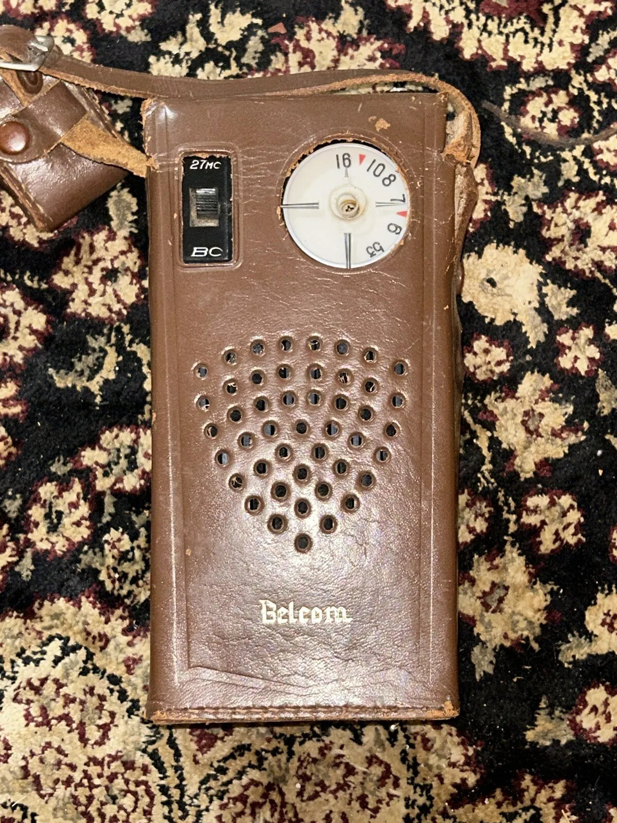 Vtg Belcom E 202 9 Transistor Transceiver Walkie Talkie Radio 27mc / BC ...