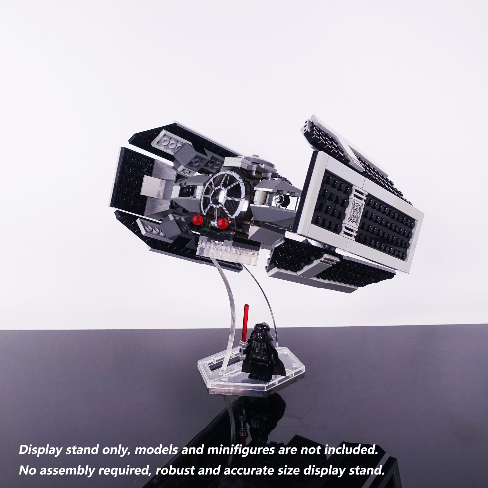 Display Stand for LEGO 8017 Darth Vader's Tie Fighter, Acrylic 3D stand ...