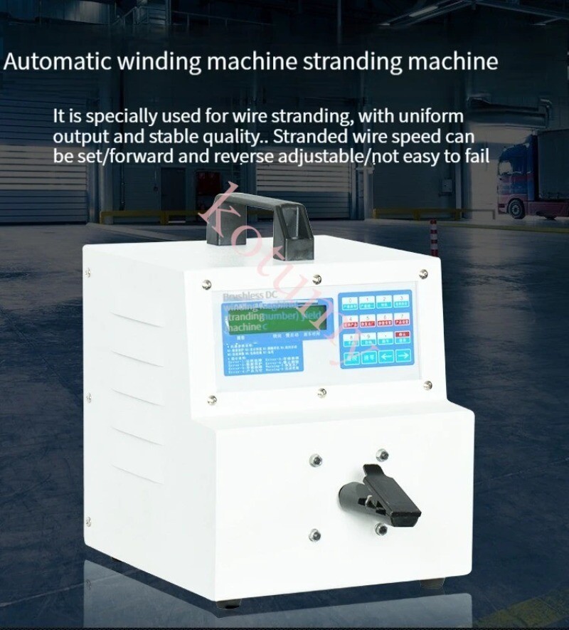 Automatic chuck twisting machine with adjustable speed twisting machine ...