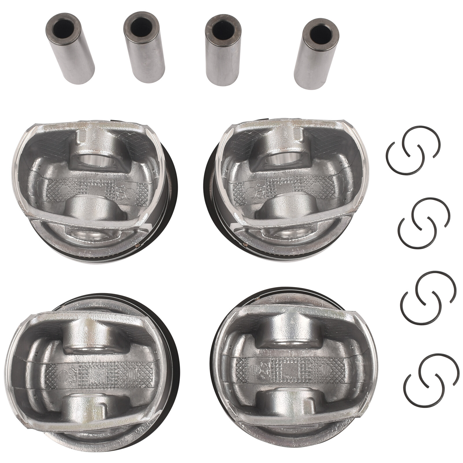 4x Kolben 03C107065BF 03C107065CK Für Audi Skoda VW 1.4 TSI CAVA CAVB ...