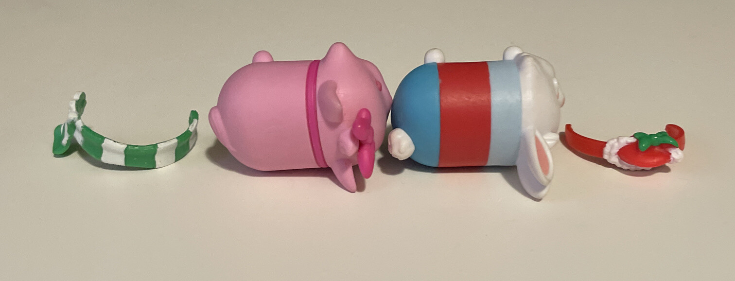 Disney Tsum Tsum Holiday Attire White Rabbit &Pink Color Pop Marie ...