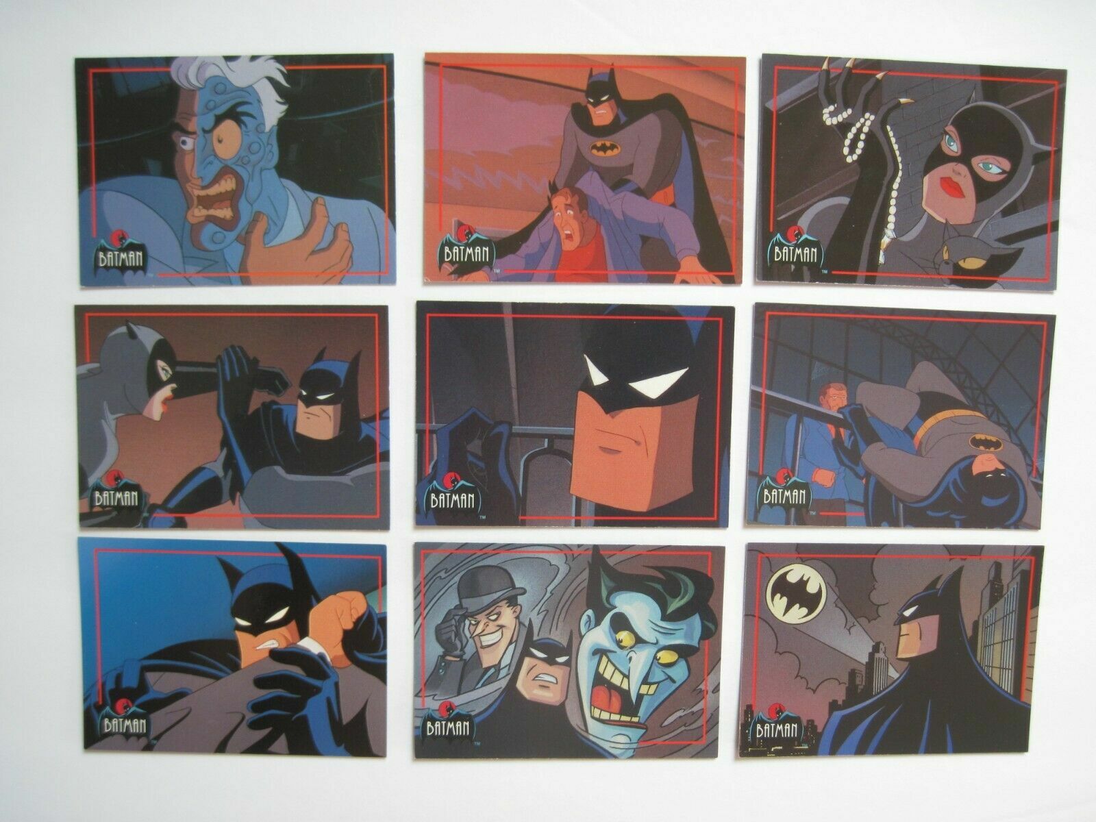 BATMAN Animated Series II Cards Pick your Singles 1993 Topps Quantity ...