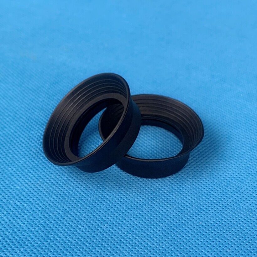 2pc Binocular Microscope Eyepiece Cup Rubber Eye Lens Guard Shield for ...