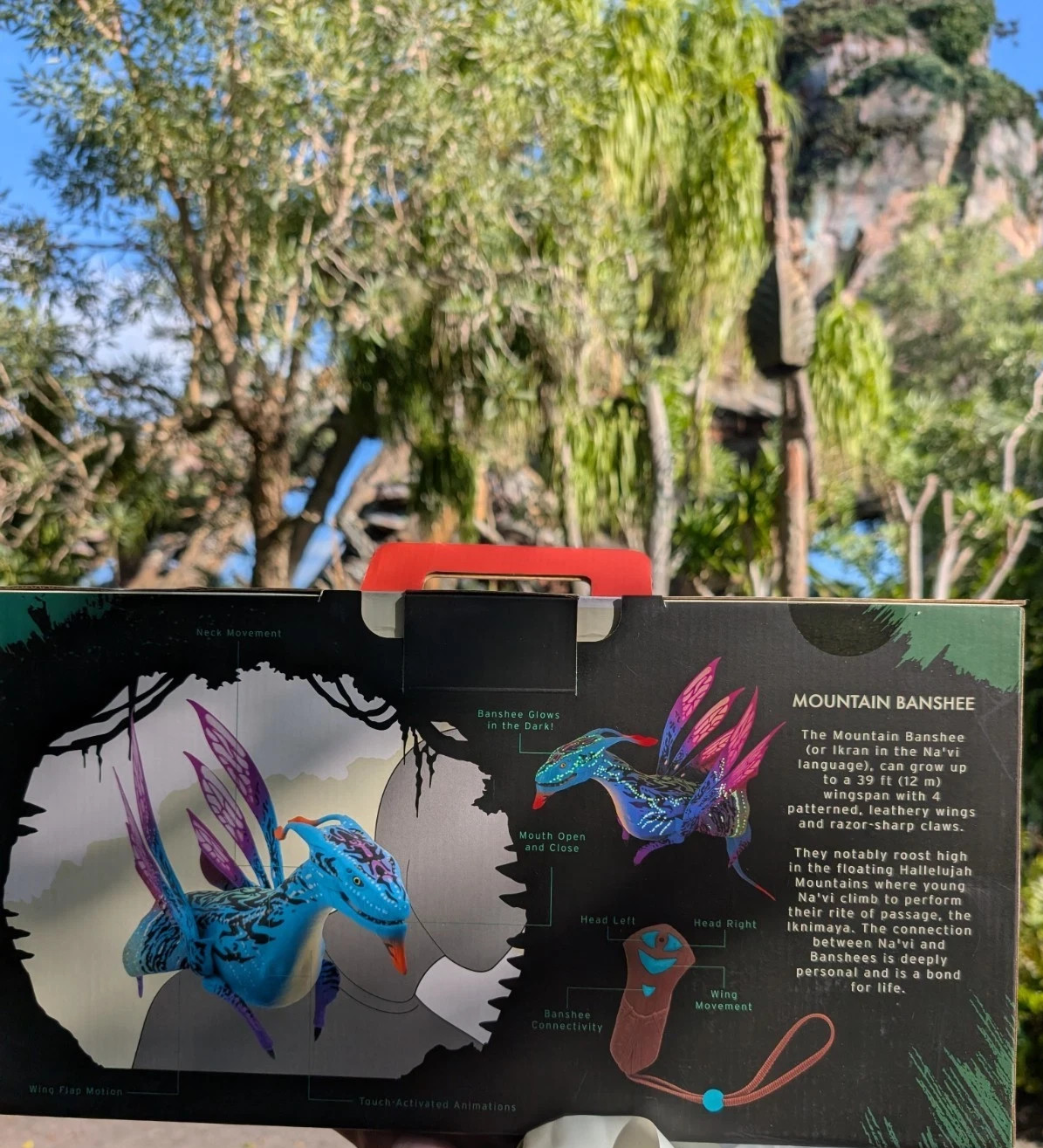 Disney Parks WDW Pandora Avatar Banshee Sky Shoulder Interactive Toy ...