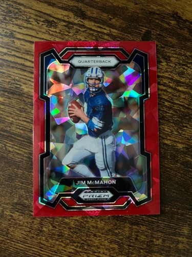Jim McMahon 2022 Prizm Draft Picks Panini Red Prizm Football Card | eBay