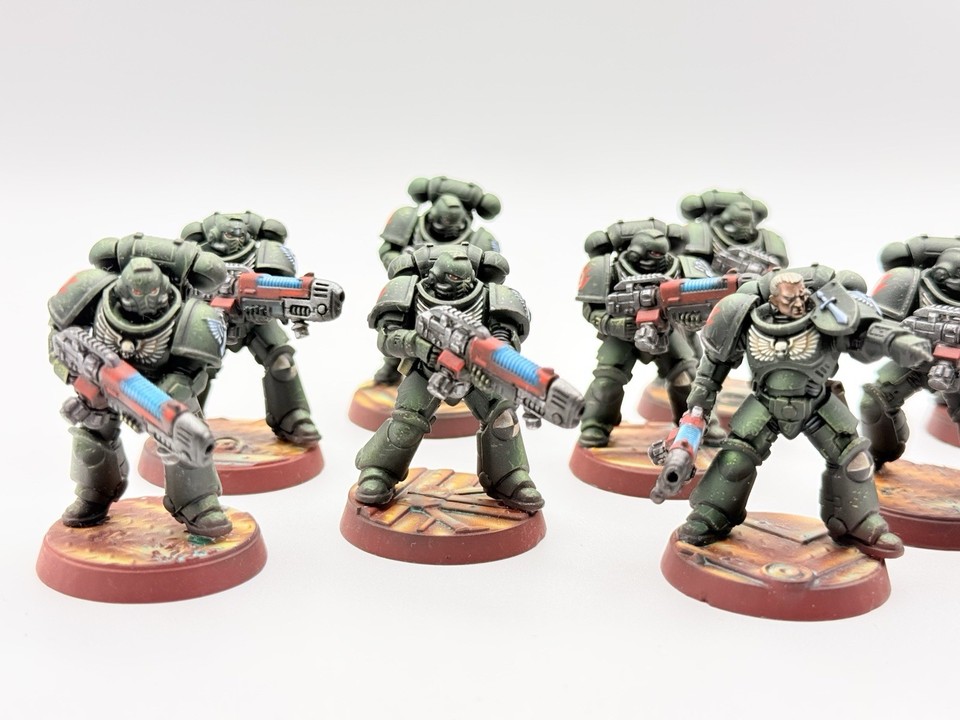 Warhammer 40k Dark Angels Hellblasters Painted | eBay