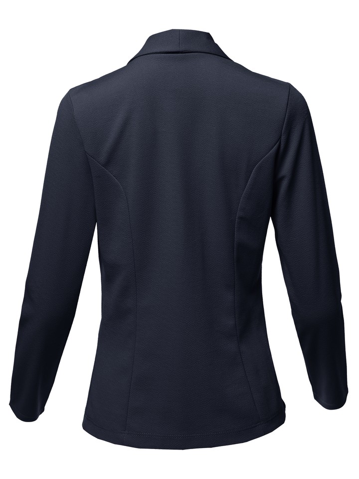 FashionOutfit Women's Solid Long sleeve Open Front Office Blazer Jacket ...