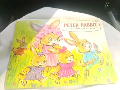 Peter Rabbit Bunny My Favorite Pop-Up Hardcover Book Vintage 1970s ...