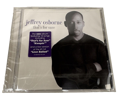 Osborne, Jeffrey : Thats for Sure CD (NEW SEALED) 10058217022 | eBay