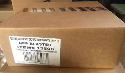 2022 Panini UFC Donruss Optic 20 BOX BLASTER CASE Factory Sealed ...