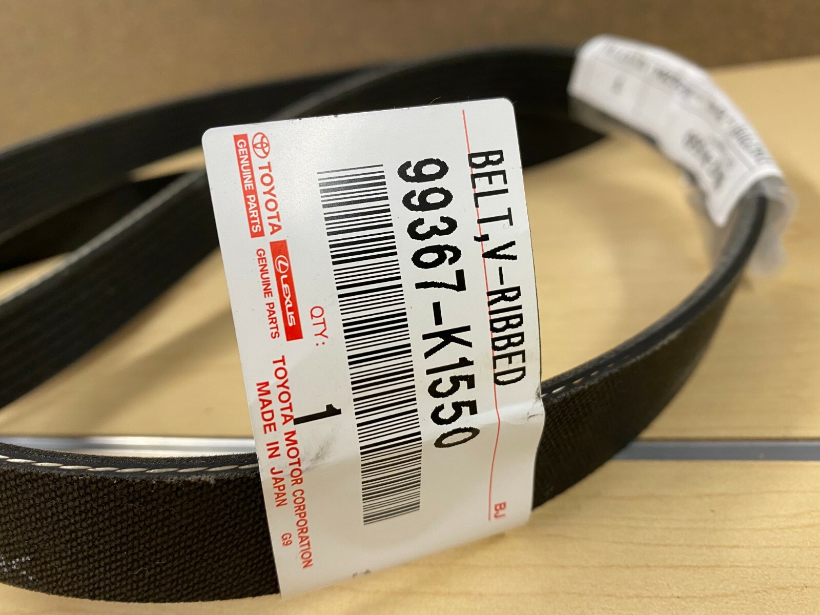 2006-2012 TOYOTA RAV4 GENUINE NEW OEM ALTERNATOR & FAN DRIVE BELT 3.5L ...